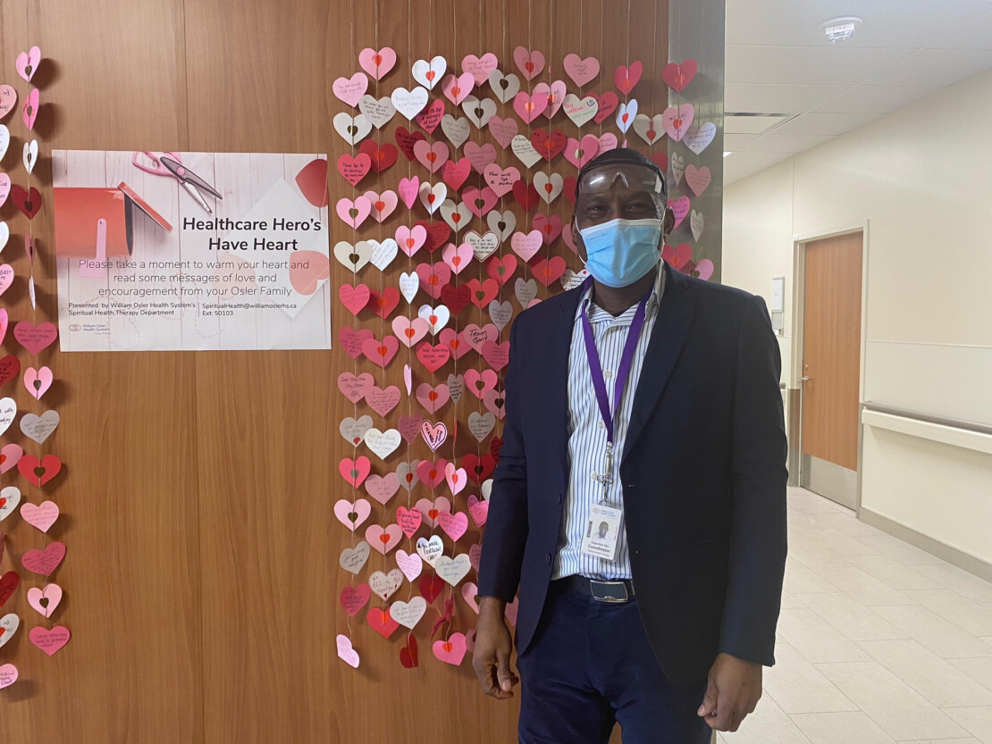 ‘Healthcare Heroes Have Heart’: messages on 1300 paper hearts encourage ...